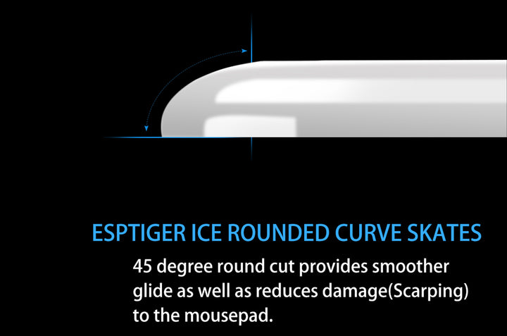 Esptiger Ice V2 PTFE Skates | Logitech G-Pro X Superlight 2 – EspTiger