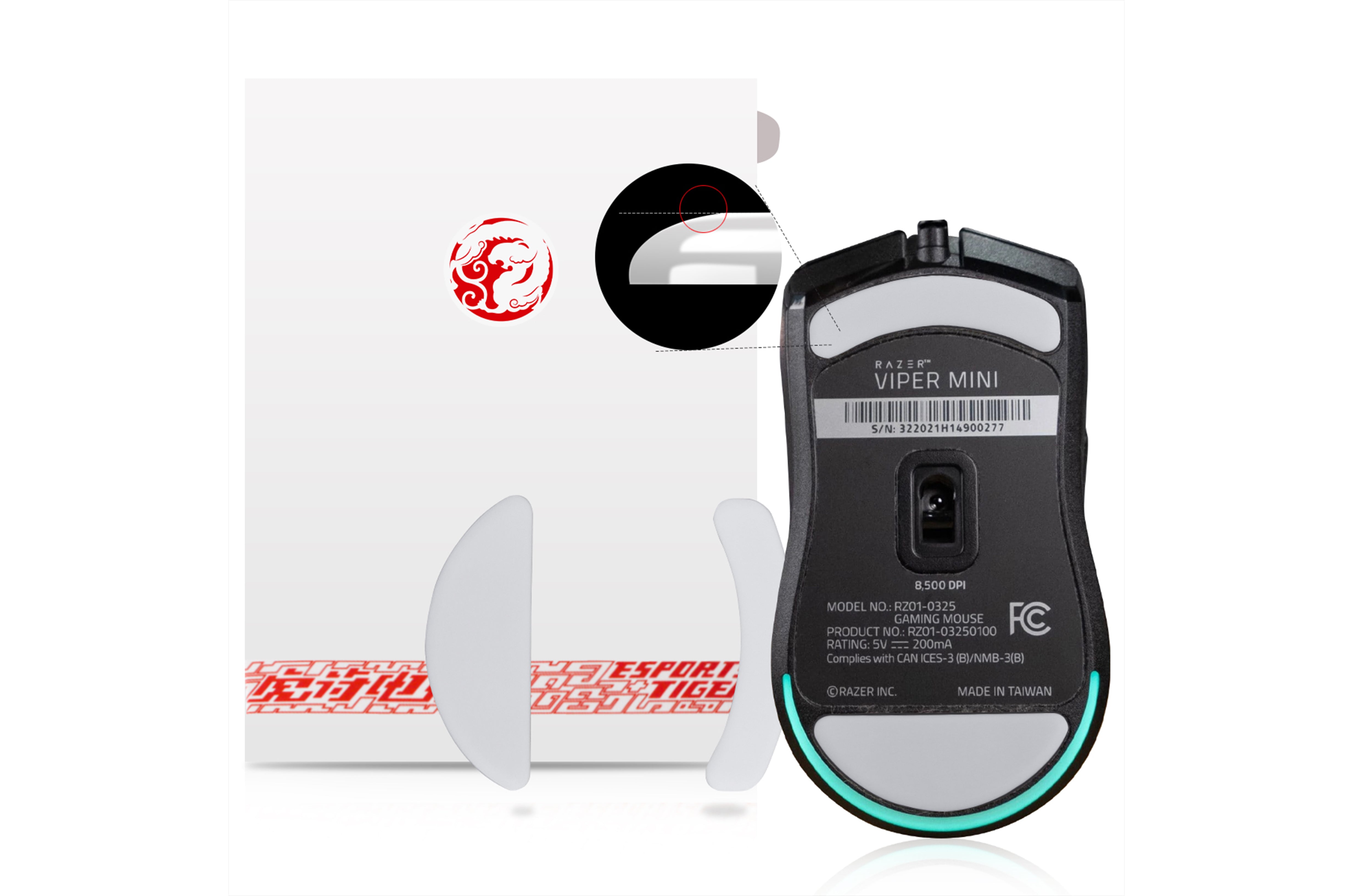 Arc 1 PTFE Skates | Razer Viper Mini – EspTiger