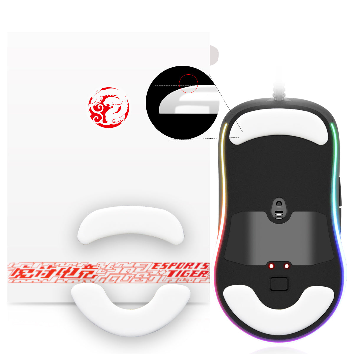ICE Mouse Skates Endgame Gear XM1 RGB – EspTiger