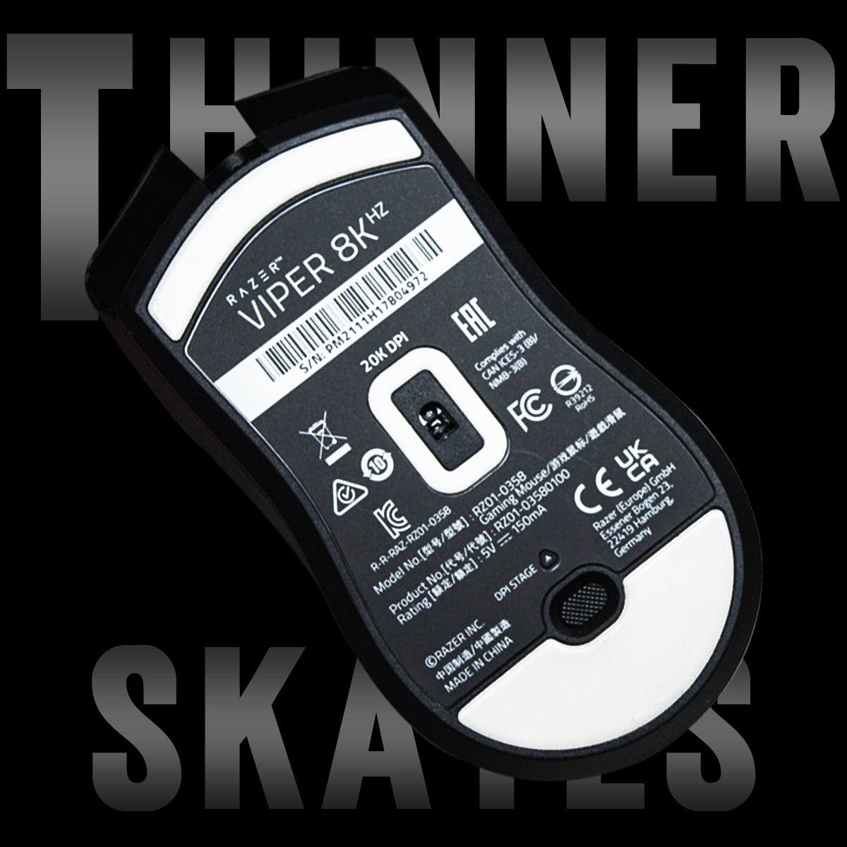 ICE Mouse Skates For Razer Viper – EspTiger