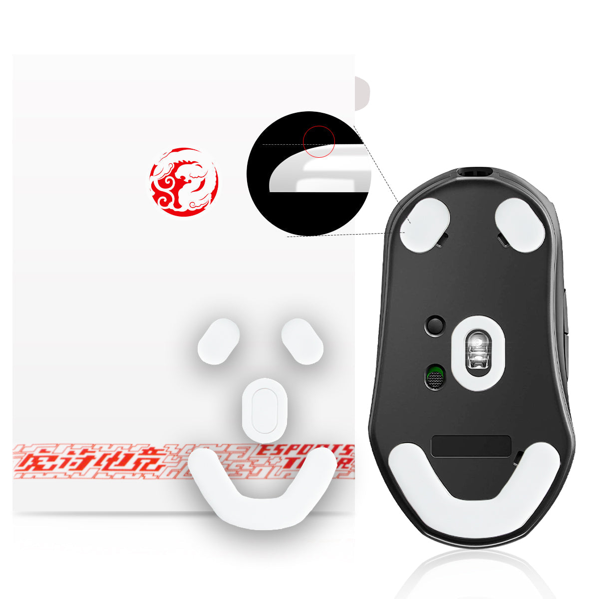 ICE Mouse Skates For Steel Series Prime Wireless – EspTiger